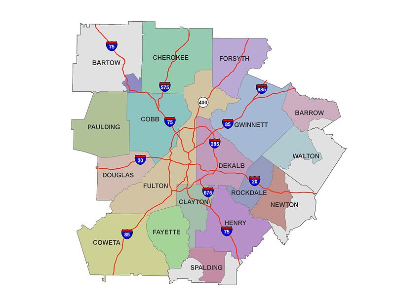 Map Of North Georgia Mountain Cities